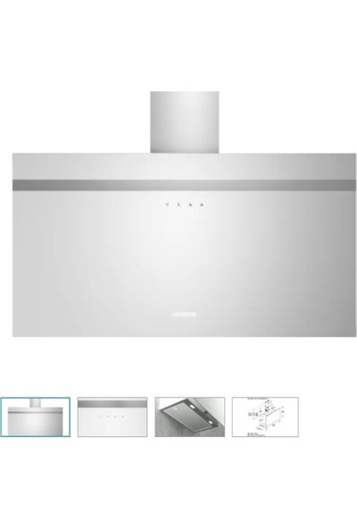 Siemens LC95FCJ20T Beyaz Duvar Tipi Davlumbaz