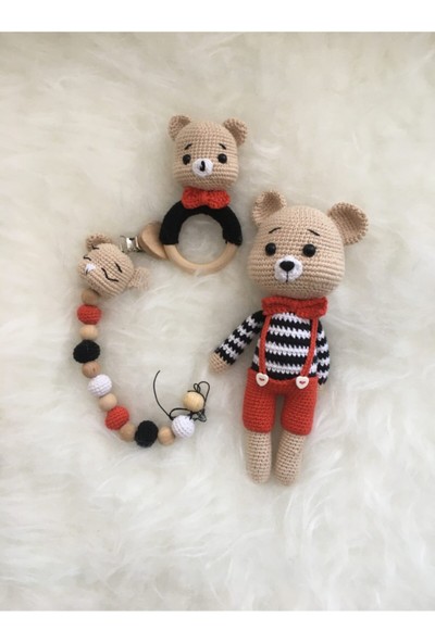 ikrastore Amigurumi Sevimli Ayıcık Set
