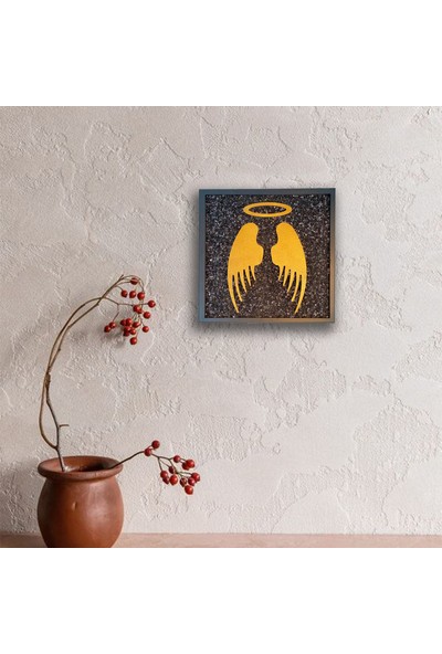 Dedo Dekoratif Obje Altın Yaldız Melek Kanadı Duvar Panosu -1 Dedo Dekoratif Obje Altın Yaldız Melek Kanadı Duvar Panosu -1