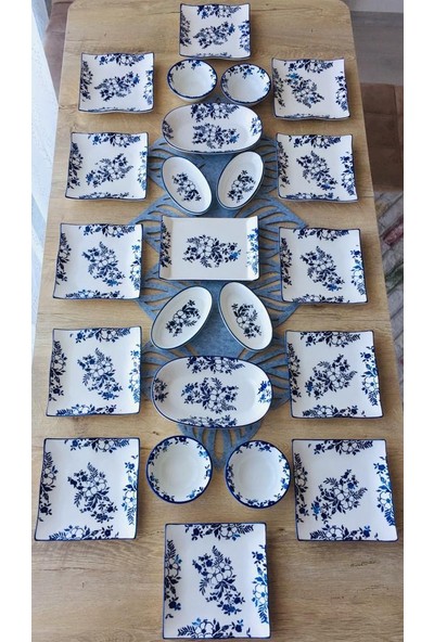 Venüs Home Yasemin Desen 12 Kişilik 23 Parça Kahvaltı Takımı Venüs Home Yasemin Desen 12 Kişilik 23 Parça Kahvaltı Takımı