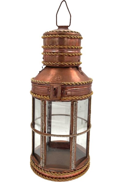 Tanrıkulu Bakırcılık Bakır Fener Gold Zincir Detaylı Tanrıkulu Bakırcılık Bakır Fener Gold Zincir Detaylı