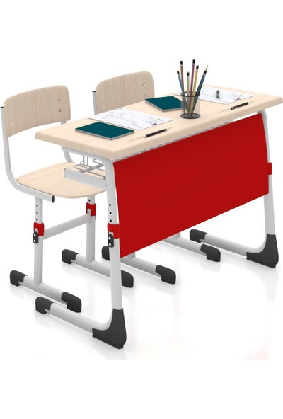 Feta Morıon Demonte Çift Kişilik Okul Sırası (ADS602) Feta Morıon Demonte Çift Kişilik Okul Sırası (ADS602)