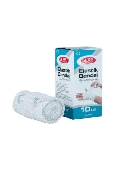 Damla Sağlık Elastik Bandaj Kutulu 10CM x 150CM Damla Sağlık Elastik Bandaj Kutulu 10CM x 150CM