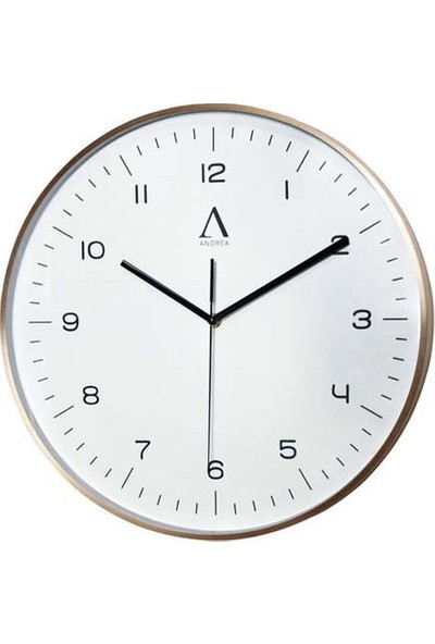 Andrea AX20023 Beyaz Alüm.duvar Saati Andrea AX20023 Beyaz Alüm.duvar Saati