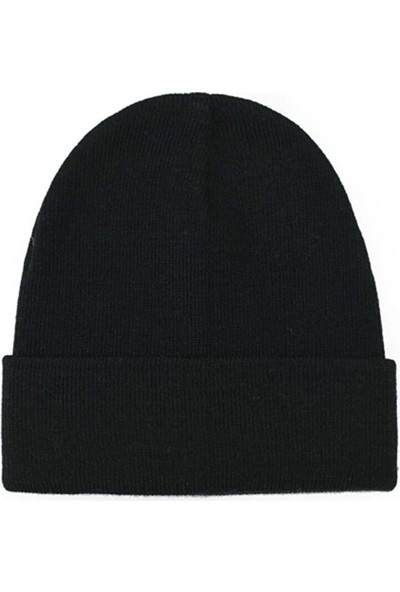 Buriş Bere Triko Sonbahar Kışlık Siyah Unisex