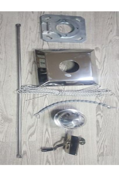 Paks Paslanmaz Bayrak Direği Aparatları 76lık Sonsuz Döner