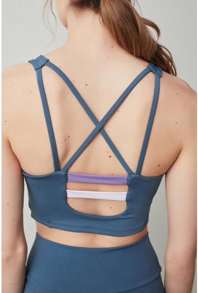 Penti Çin Mavisi Back Detailed Long Bralet Penti Çin Mavisi Back Detailed Long Bralet