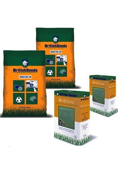 British Seeds, Meditera (Ege-Akdeniz Çim Tohumu) 5Kg