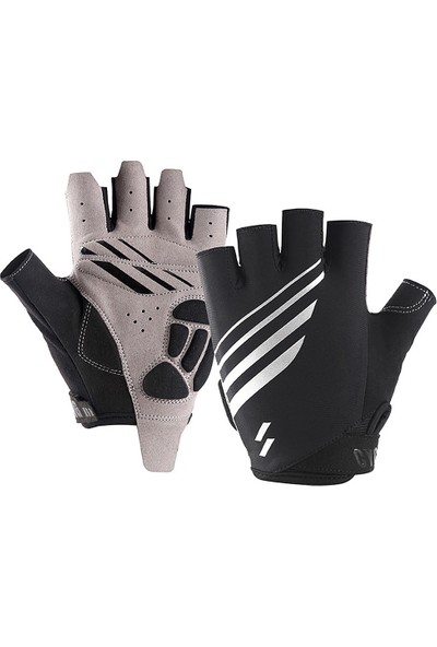 Yarım Parmak Bisiklet Eldiven Anti-Şok Nefes Yaz Mtb