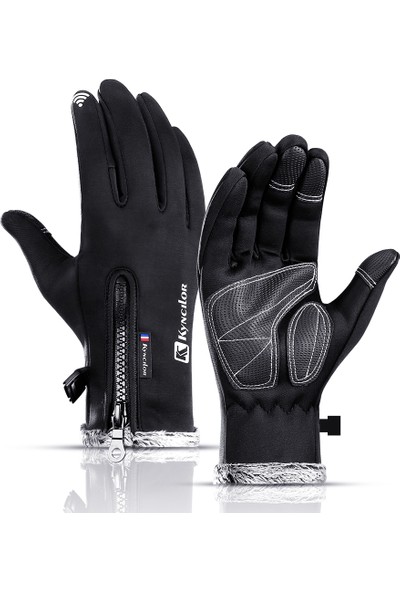 Kış Sıcak Eldivenler Polar Rüzgar Geçirmez Su Geçirmez Kış Sıcak Eldivenler Polar Rüzgar Geçirmez Su Geçirmez