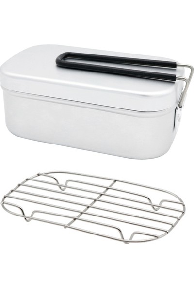 2 Adet Alüminyum Alaşım 25OZ Öğle Yemeği Kutusu Vapur
