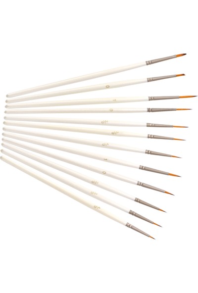 Detay Boya Fırçası Set Ince Detaylandırma Için Minyatür