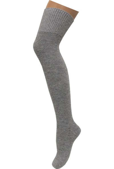 İgloo Socks Yün Burun Dikişsiz Dizüstü Kadın Çorabı İgloo Socks Yün Burun Dikişsiz Dizüstü Kadın Çorabı