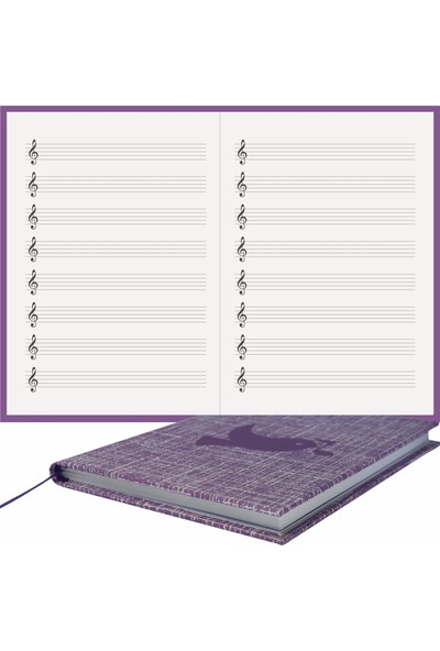 Bi Defter 2022 Sol Anahtarlı Özel Tasarım El Yapımı El Dikişi Müzik Nota Defteri 14,5 x 21 cm Bi Defter 2022 Sol Anahtarlı Özel Tasarım El Yapımı El Dikişi Müzik Nota Defteri 14,5 x 21 cm