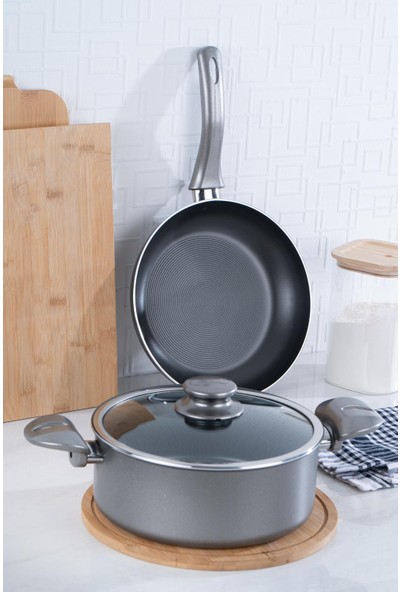 Acar Sıla 2'li Teflon Tencere Seti