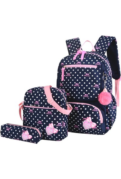 Kızlar Kadınlar Sırt Çantası Için 3 Adet/takım Okul Çantaları