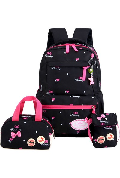 Kızlar Kadınlar Sırt Çantası Için 3 Adet/takım Okul Çantaları