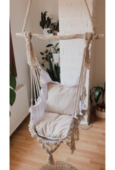 Aed Makrome Makrome Örgülü Salıncak