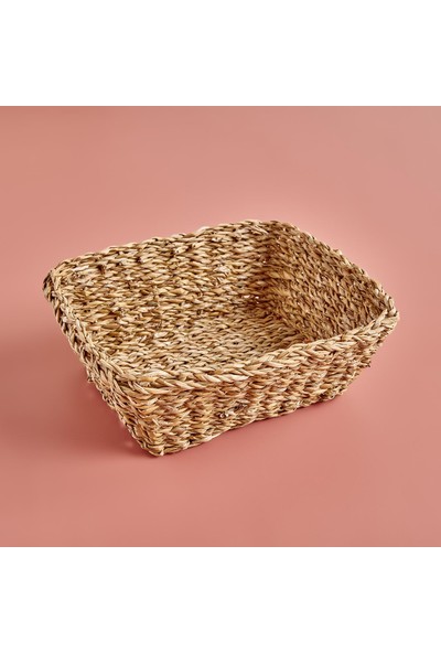 Bella Maison Sietra Hasır Dikdörtgen Sepet 28 x 24 x 10 cm Bella Maison Sietra Hasır Dikdörtgen Sepet 28 x 24 x 10 cm