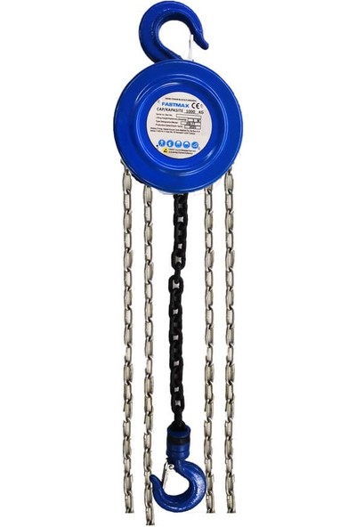 Fastmax 1 Ton 3mt. Yuvarlak Tip Ekonomik Caraskal