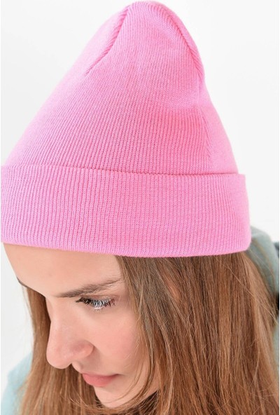 Nacar Çarşı Düz Tek Renk Kışlık Şapka Bere