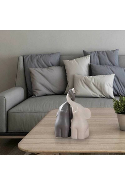 Mağazanyanında Öğretmenler Günü Hediyesi Öğretmene Hediye Dekoratif Fil Biblo 2'li Set Mağazanyanında Öğretmenler Günü Hediyesi Öğretmene Hediye Dekoratif Fil Biblo 2'li Set