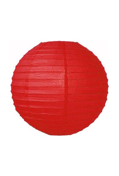 Ega Toptan Dekoratif Çin Feneri - Kağıt Lamba - Kırmızı