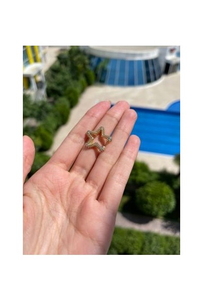 Merias Design Kadın Tasarım Özel Yıldız Kıkırdak Küpe Merias Design Kadın Tasarım Özel Yıldız Kıkırdak Küpe