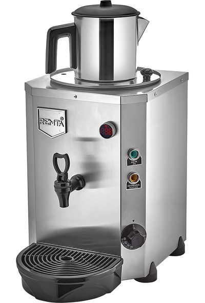 Remta Tek Demlikli Jumbo Çay Makinesi Krom 7 Lt - DE14 Remta Tek Demlikli Jumbo Çay Makinesi Krom 7 Lt - DE14