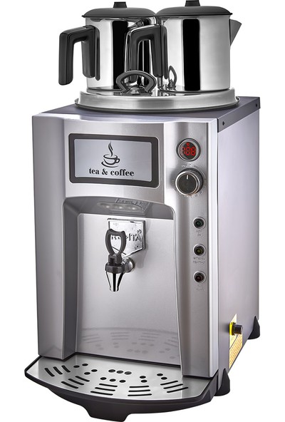 Remta 2 Demlikli Premium Jumbo Çay Makinesi 15 Lt - Gri Remta 2 Demlikli Premium Jumbo Çay Makinesi 15 Lt - Gri