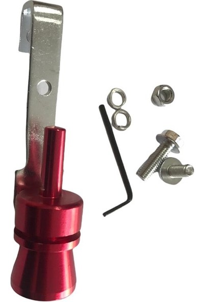 Ekt Egzoz Islık Sesi Aparatı Kırmızı