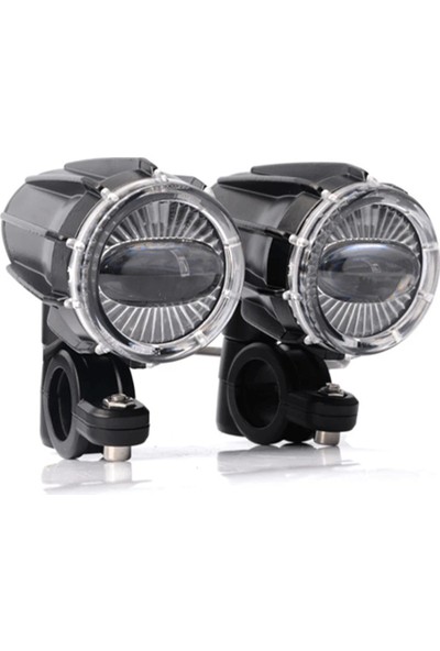 C9 Gold Serisi Shark 30W Bmw Motosiklet Sis Farı 2'li C9 Gold Serisi Shark 30W Bmw Motosiklet Sis Farı 2'li