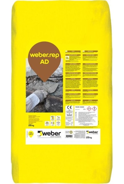 Weber Rep Ad 25 kg Korozyon Onleyici,baglayıcı Kaplama Astar ...