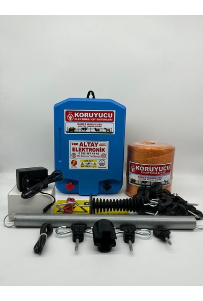 ALTAY Koruyucu Elektrikli Çit Cihazı Sistemi (Domuz Ayı Kovucu Set)