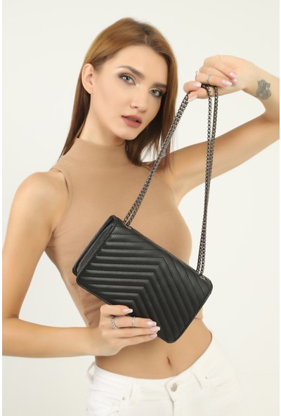 Phasespace Kadın Çantası Zincirli Omuz Çantası