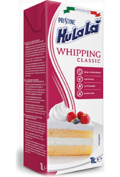 Hulala Bitkisel Krem Şanti Hulala Whip Classic 1 Lt Hulala Bitkisel Krem Şanti Hulala Whip Classic 1 Lt