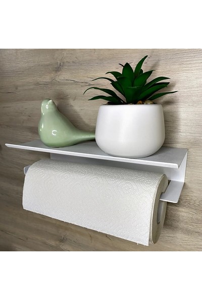 Kraker Metal Beyaz Kağıt Rulo Havluluk, Peçetelik