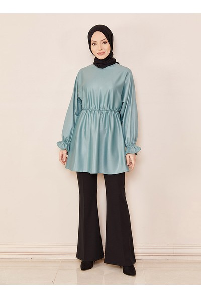 Tofisa Yarasa Kollu Tunik - Mint - Tofisa