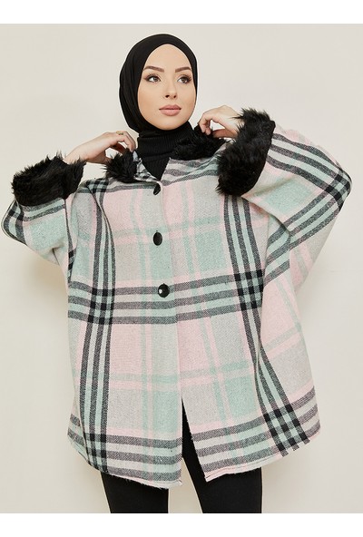 Tofisa Ekose Desenli Panço - Mint - Tofisa