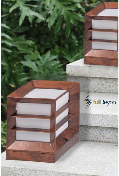 Panjurlu Kare Küp Bahçe Aydınlatma Armatürü Set Üstü Aplik Panjurlu Kare Küp Bahçe Aydınlatma Armatürü Set Üstü Aplik