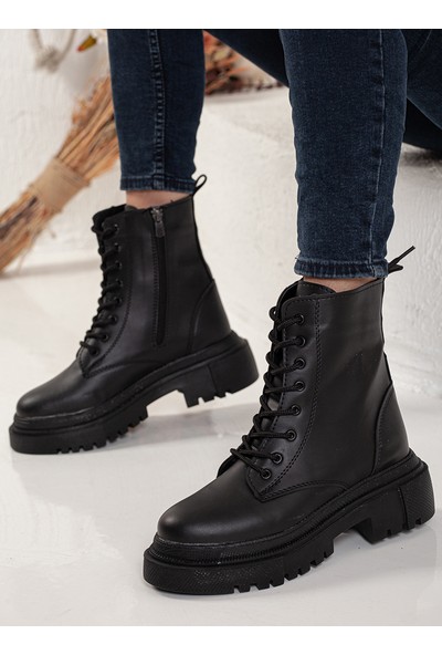 Ayakkabı Havuzu Bot - Siyah Cilt - Ayakkabı Havuzu
