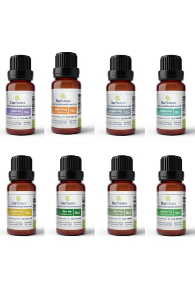 Dac Natura Dacnatura Aromaterapi Uçucu Yağ 8 Li Set 2