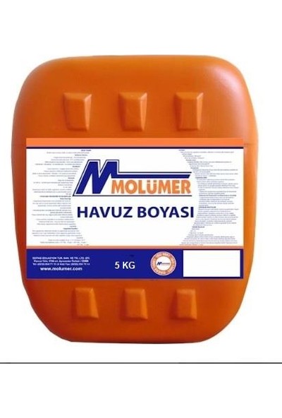 Molümer Havuz Boyası 5 kg Mavi