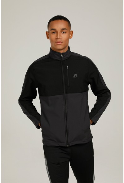 Kinetix Colorblock Knx Softshell Antrasit Erkek Softshell