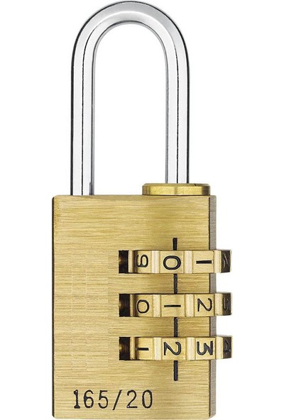 Mastercare Martech 3 Basamak Şifreli Pirinç Asma Kilit 715566