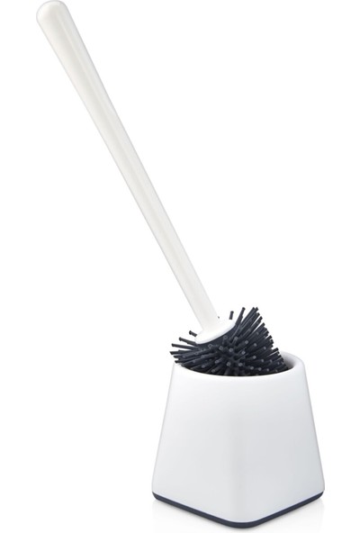 Trend Maison Silikon Wc Tuvalet Banyo Klozet Fırçası Beyaz Kare