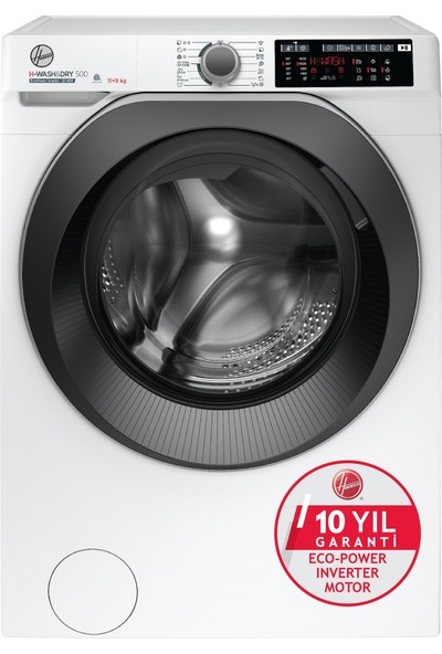 Hoover HDQ 4119AMBS/1-S 11 kg Yıkama 9 kg Kurutma Wi-Fi + Bluetooth Bağlantılı 1400 Devir Kurutmalı Çamaşır Makinesi Hoover HDQ 4119AMBS/1-S 11 kg Yıkama 9 kg Kurutma Wi-Fi + Bluetooth Bağlantılı 1400 Devir Kurutmalı Çamaşır Makinesi