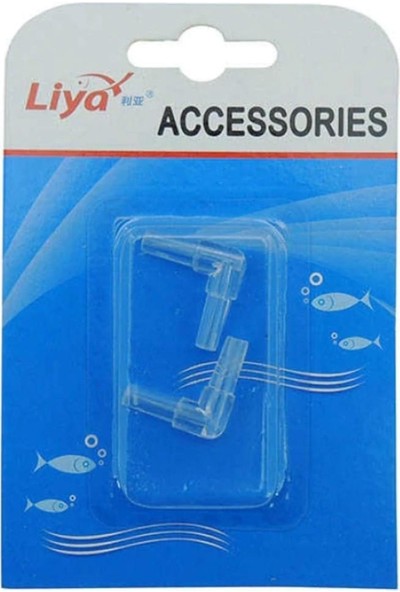 Liya Akvaryum Hava Hortumu Eki Ikili L Bağlantı