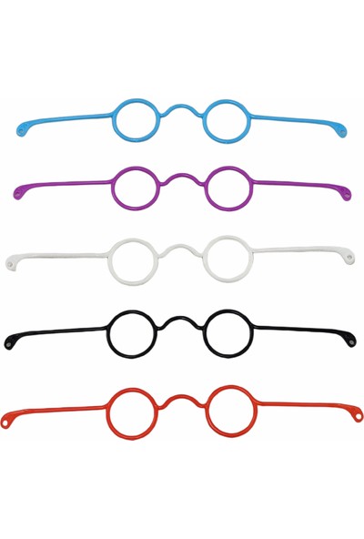 Hobimon Amigurumi Plastik Gözlük Seti 17 cm (5 Renk)