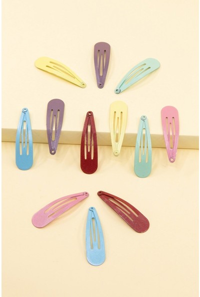 H&E Design 12'li Renkli Çıt Çıt Toka Seti